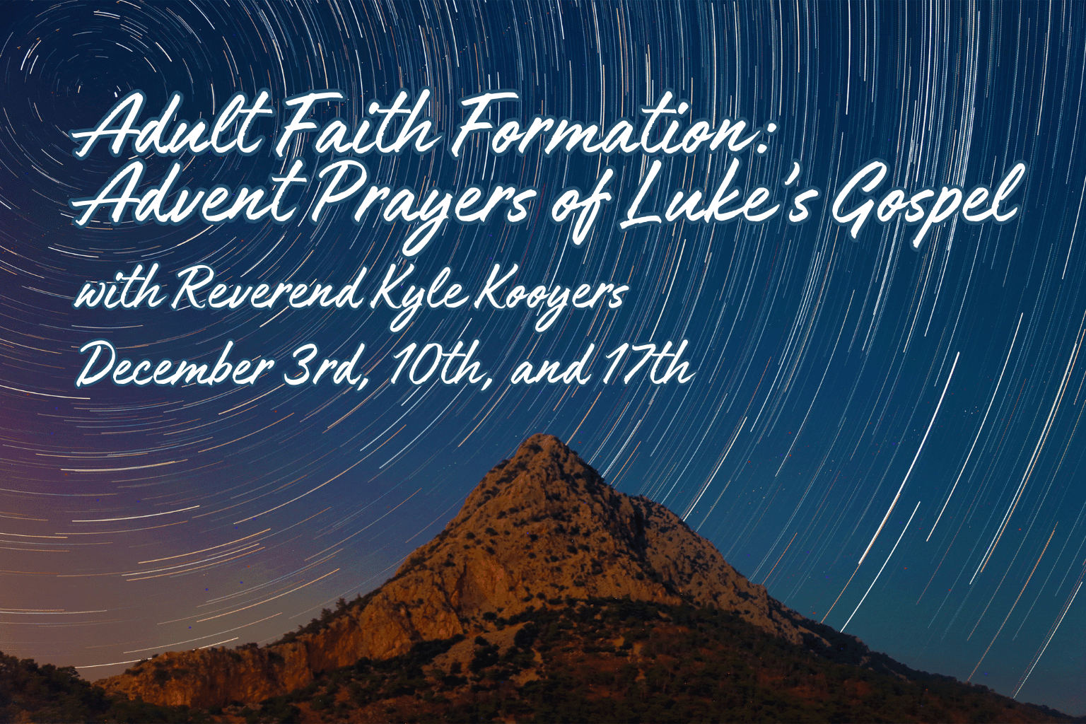 Adult Faith Formation: Advent Prayers of Luke's Gospel - WestminsterGR